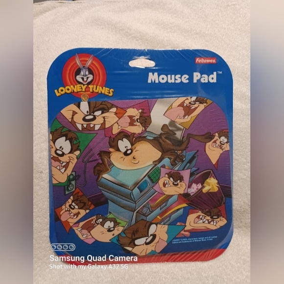 Warner Bros. | Other | Vintage Looney Tunes Taz At Office Copier Mouse ...